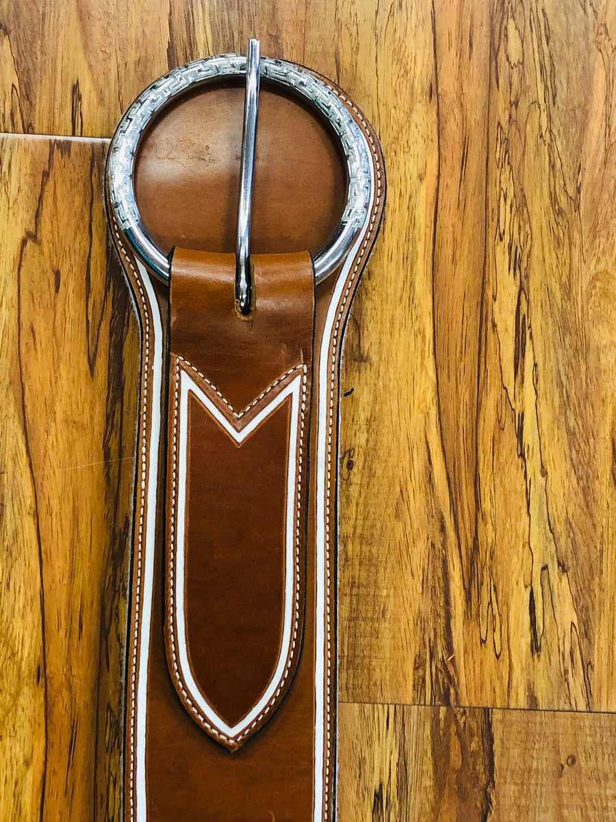 TRADITIONAL FELT LINED CHARRO CINCH DARK BROWN – HerraduraDeOro